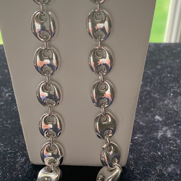 Jewelry | Gucci Puff Link Sterling Silver Chain | Poshmark